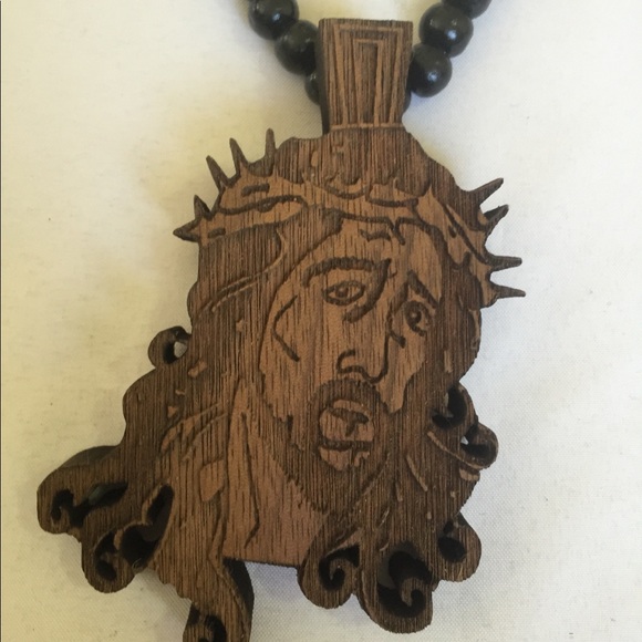 Accessories | Jesus Piece Wood Necklace | Poshmark